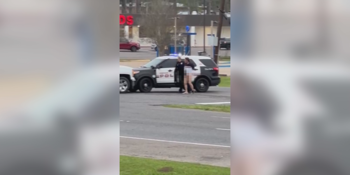 Intoxicated Naked Man Arrested After Police Chase Through Pineville